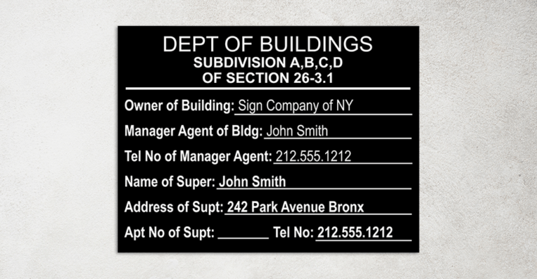 Why to Hire a Licensed Sign Hanger for DOB Signs in New York City?