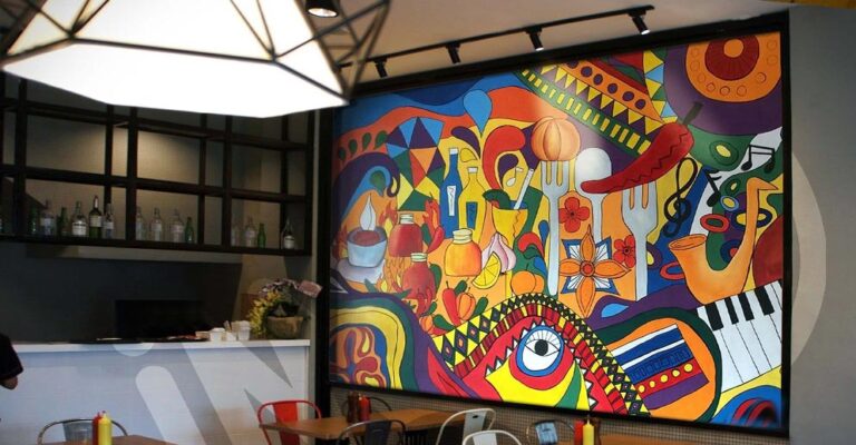 How to Use Wall Wraps in Restaurants Café’s?